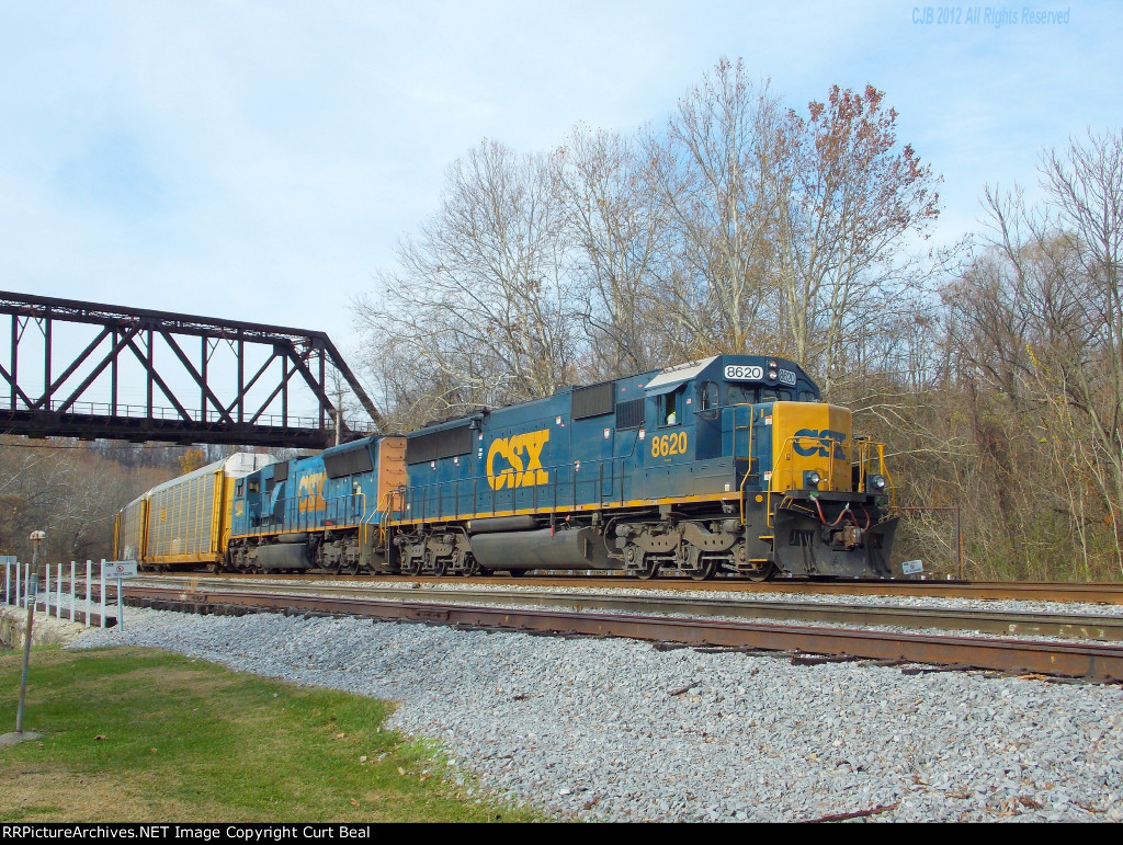 CSX 8620 and 4820